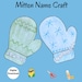 Mitten Craft Winter Craft Homeschool Activity Christmas Craft Christmas ...