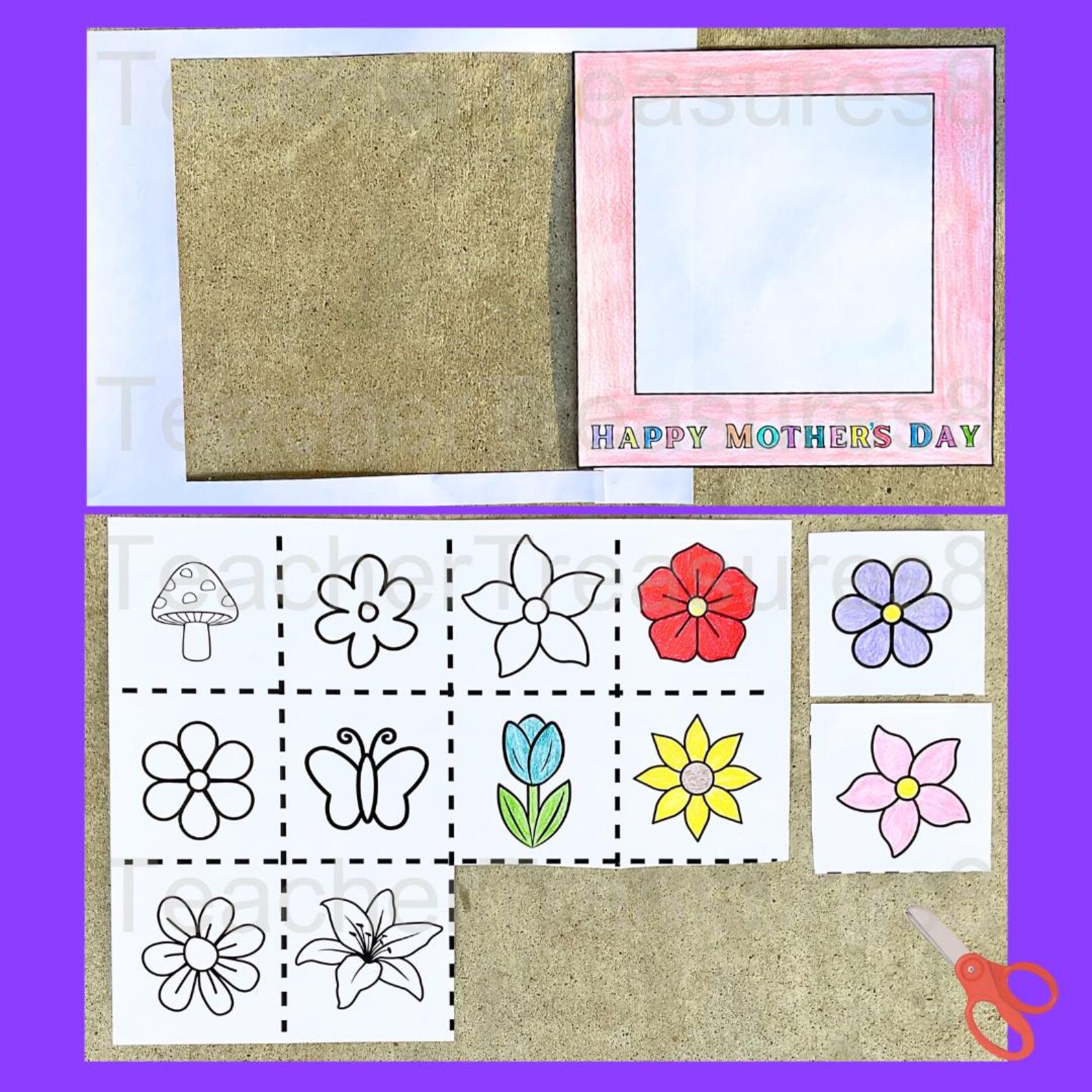 Mother’s Day Craft Mothers Day Frame Mothers Day Kids Craft Gift for ...