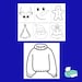 Ugly Sweater Craft: Christmas Printable Paper Craft (PDF) - Etsy