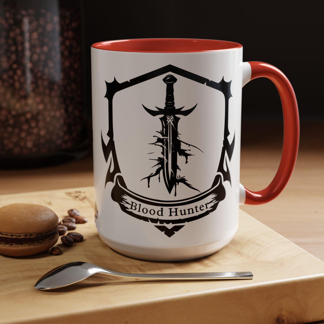 Dnd Blood Hunter Class Coffee Mug Dark Fantasy Coffee Cup Perfect Gift ...
