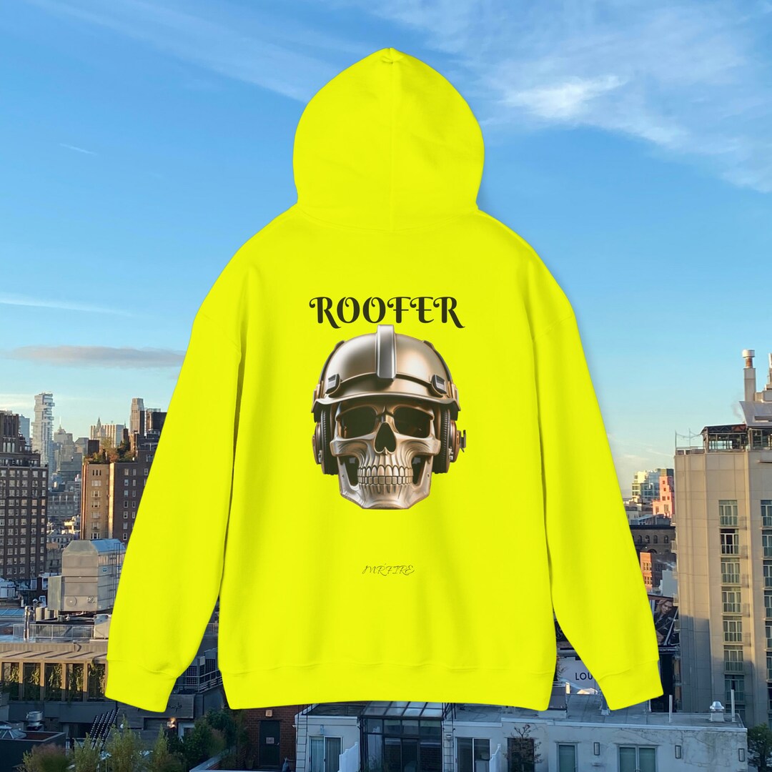 Sweatshirts With Safety Colors for Construction, Designed by Roofers ...