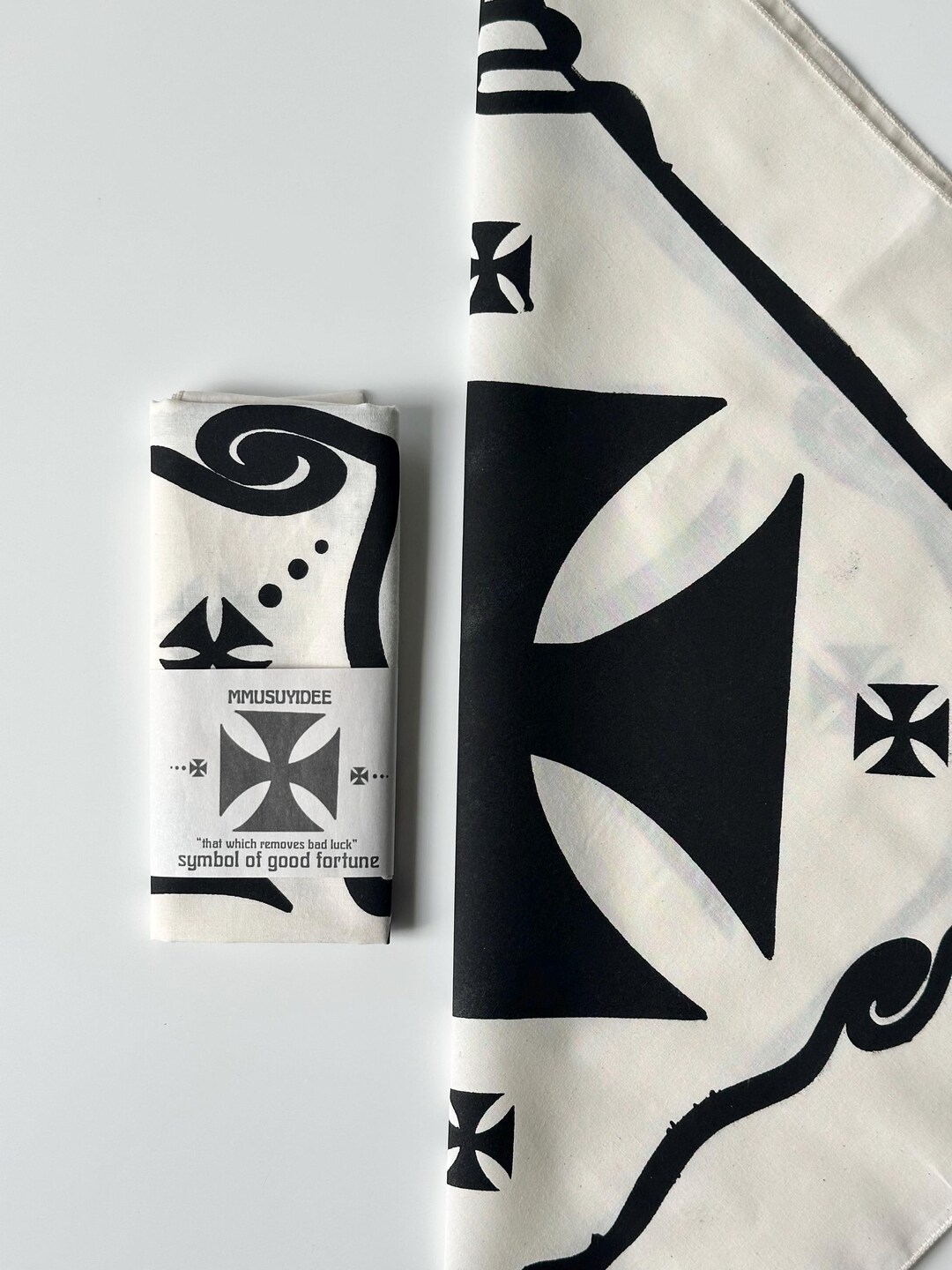 Adinkra Bandana | Mmusuyidee | Ghana Bandana | Adinkra Symbol ...