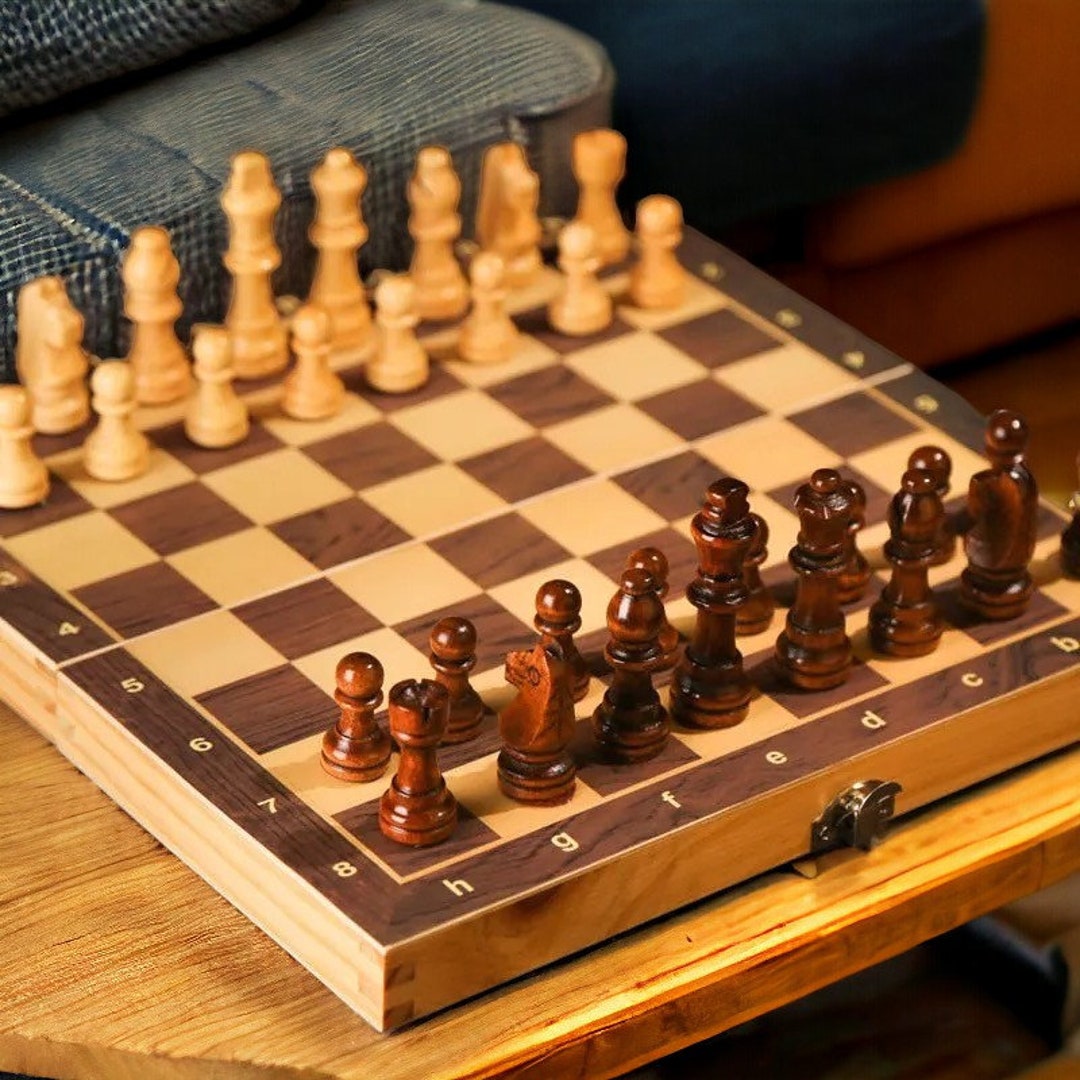 Chess Board Set Magnetic Chess Board Wooden Chess Board Set Decorative ...