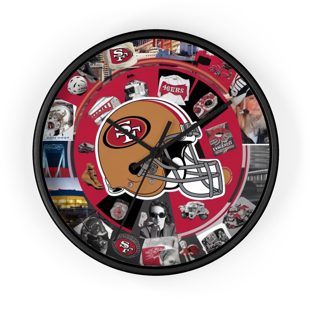 NFL San Francisco 49ers Clock Home Decor NFL Fan San Francisco 49ers ...