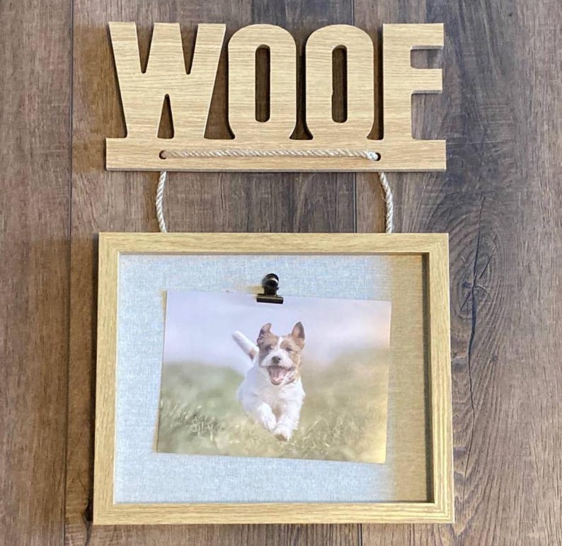 WOOF Memo Board or Photo Frame Wall Decor Photo Frame - Etsy