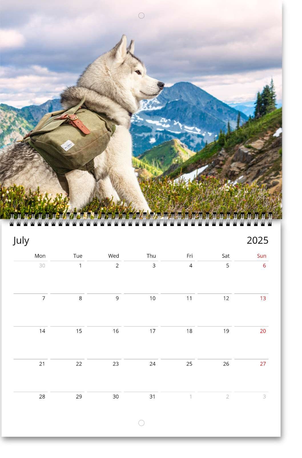 Pacific Northwest 2025 Calendar - Monday Start - Etsy