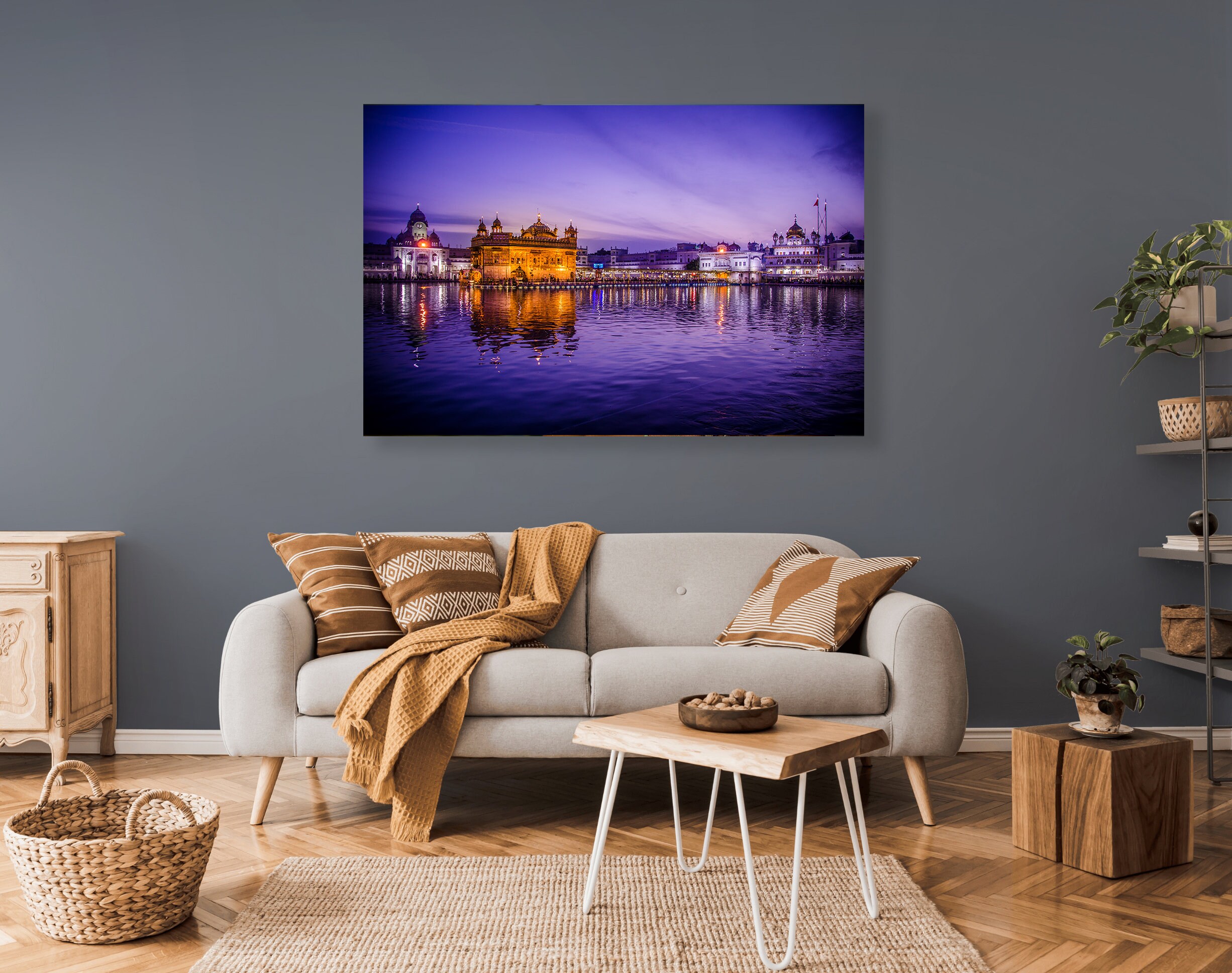 Golden Temple Amritsar India Night View, Water Reflectionwater Beauty ...