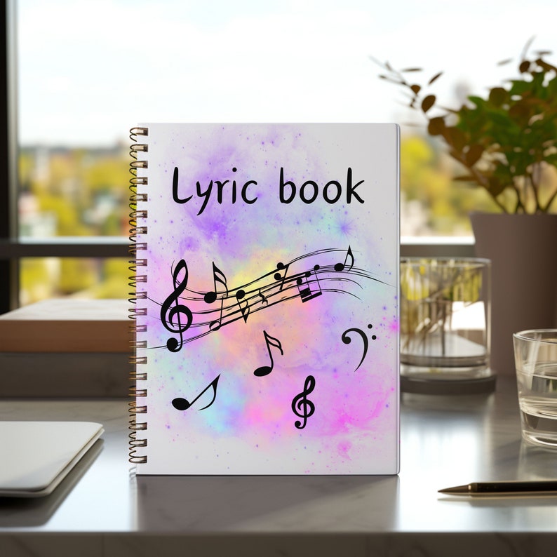 Lyric Book. "unleash Your Musical Creativity With Our Vibrant 'lyric ...