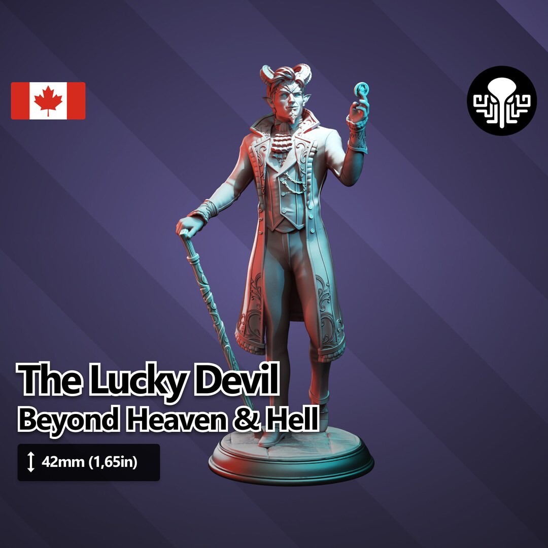 Lucky Devil Gambler Collection : Beyond Heaven & Hell 32mm Scale Dnd ...
