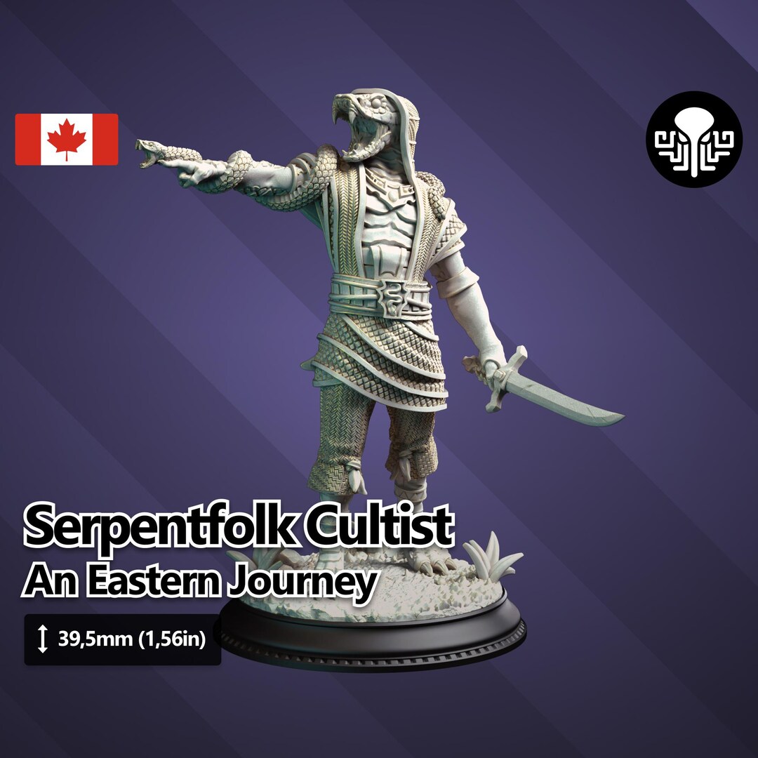 Snakeman Commander Collection : an Eastern Journey 32mm Scale Dnd ...