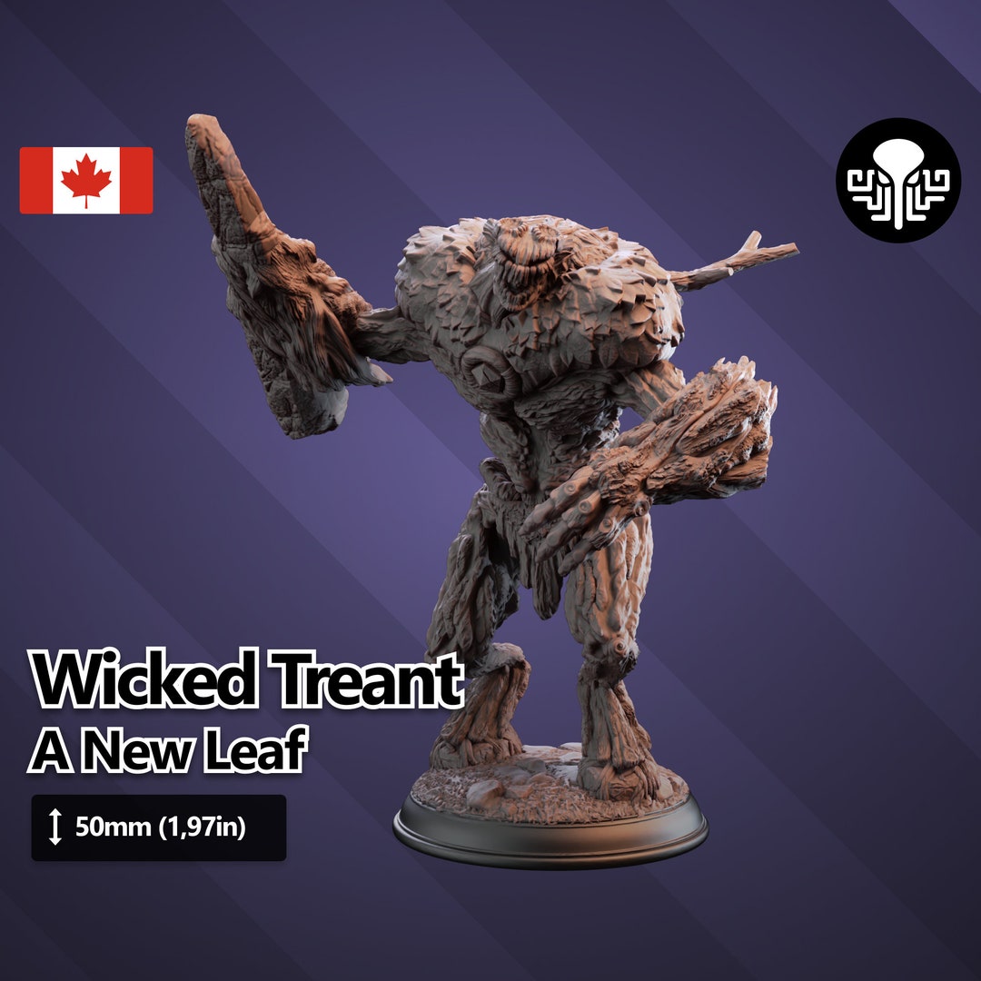 Wicked Treant Collection : A New Leaf 32mm Scale Dnd Unpainted Figurine ...