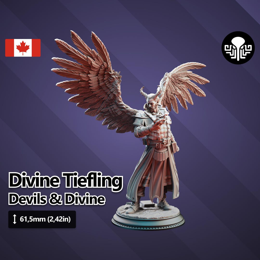 Divine Tiefling Sorcerer Collection : Devils & Divine 32mm Scale Dnd ...