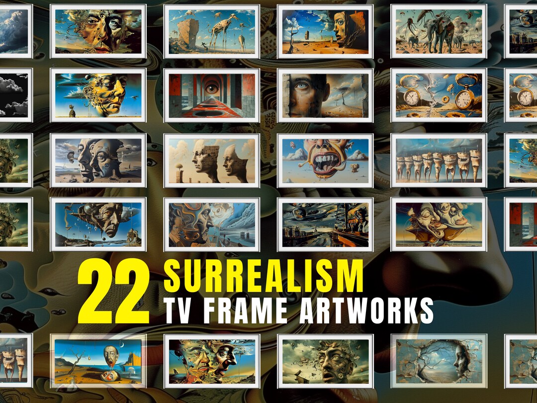 Saumsung Frame Tv Artwork - Surrealism Bundle - Etsy