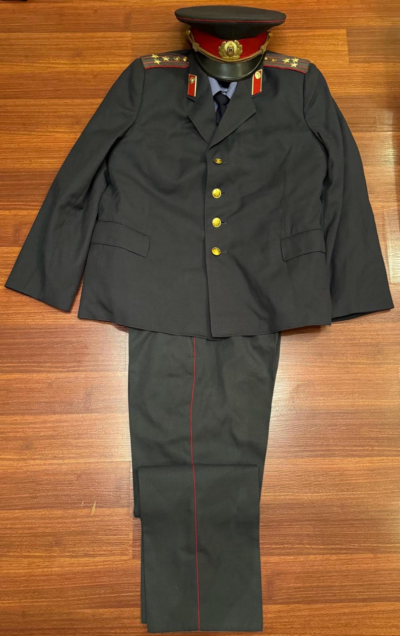 Soviet Uniform Colonel Militia police of Ussr Original Used - Etsy