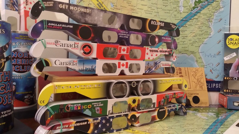 5 Pack ISO 12312-2 Approved Solar Eclipse Glasses - Etsy
