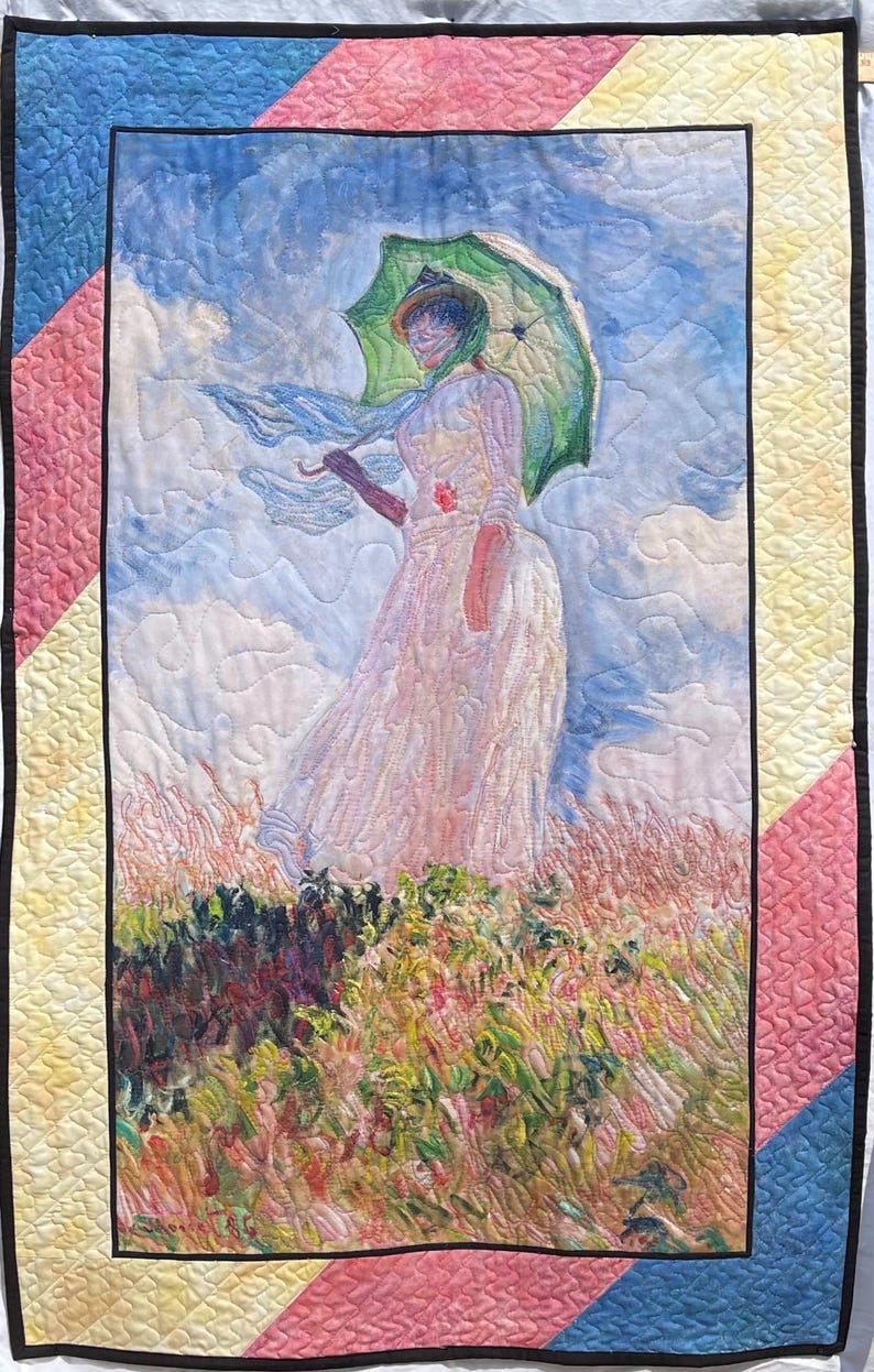 Monet’s “woman With a Parasol” - Etsy