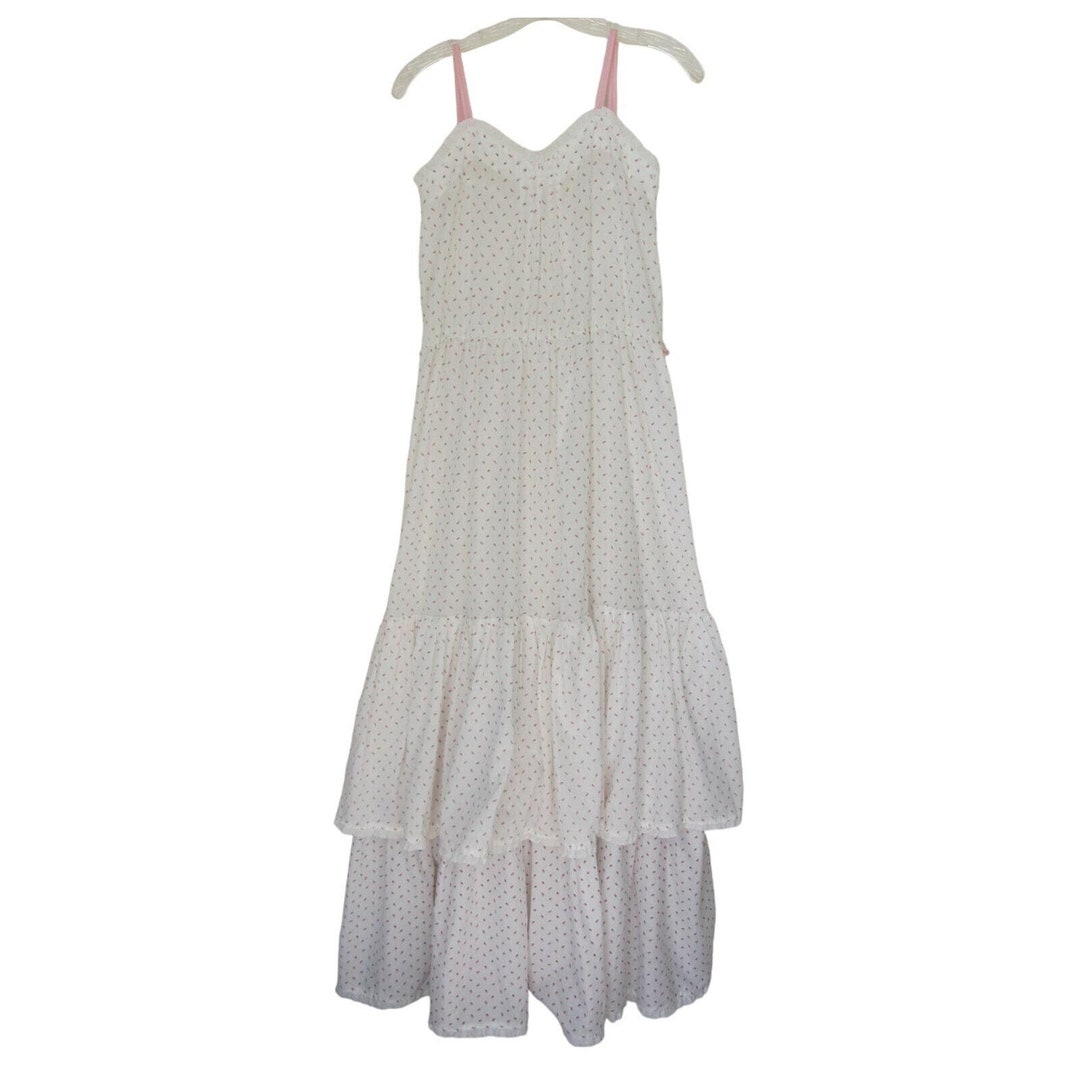 Vintage Handmade 1970s Sprigged Muslin Peasant Prairie Maxi Dress - Etsy