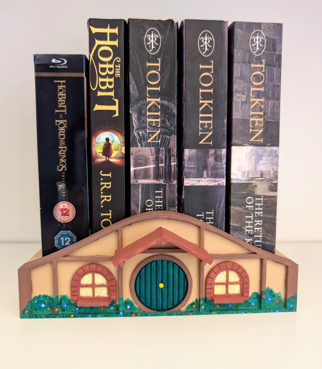Hobbit Door Book Nook | Paintable | LOTR Bookshelf Decor - Etsy