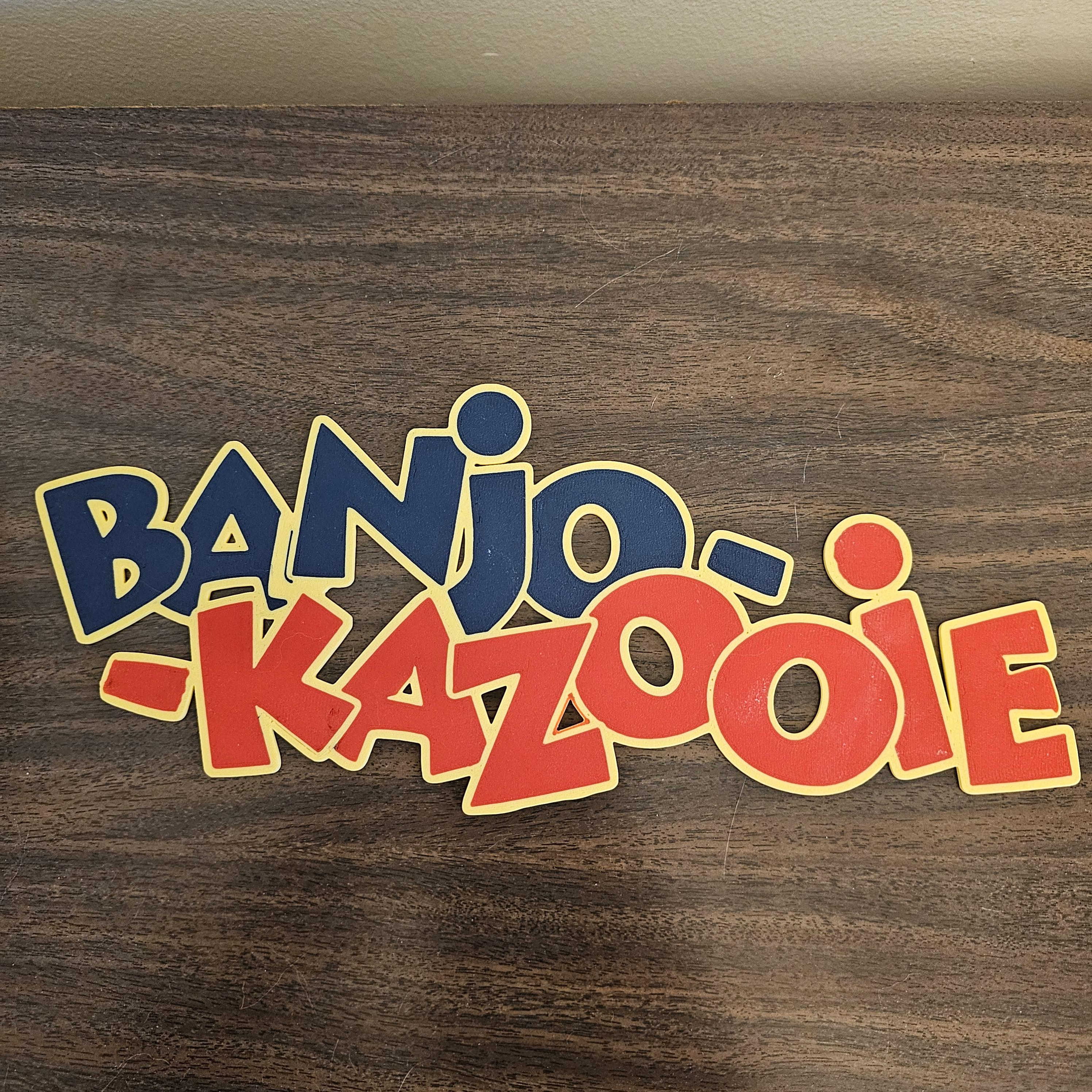 Banjo Kazooie Display Sign - Etsy