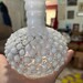 Vintage 1940s Fenton Hobnail Moonstone Vase - Etsy