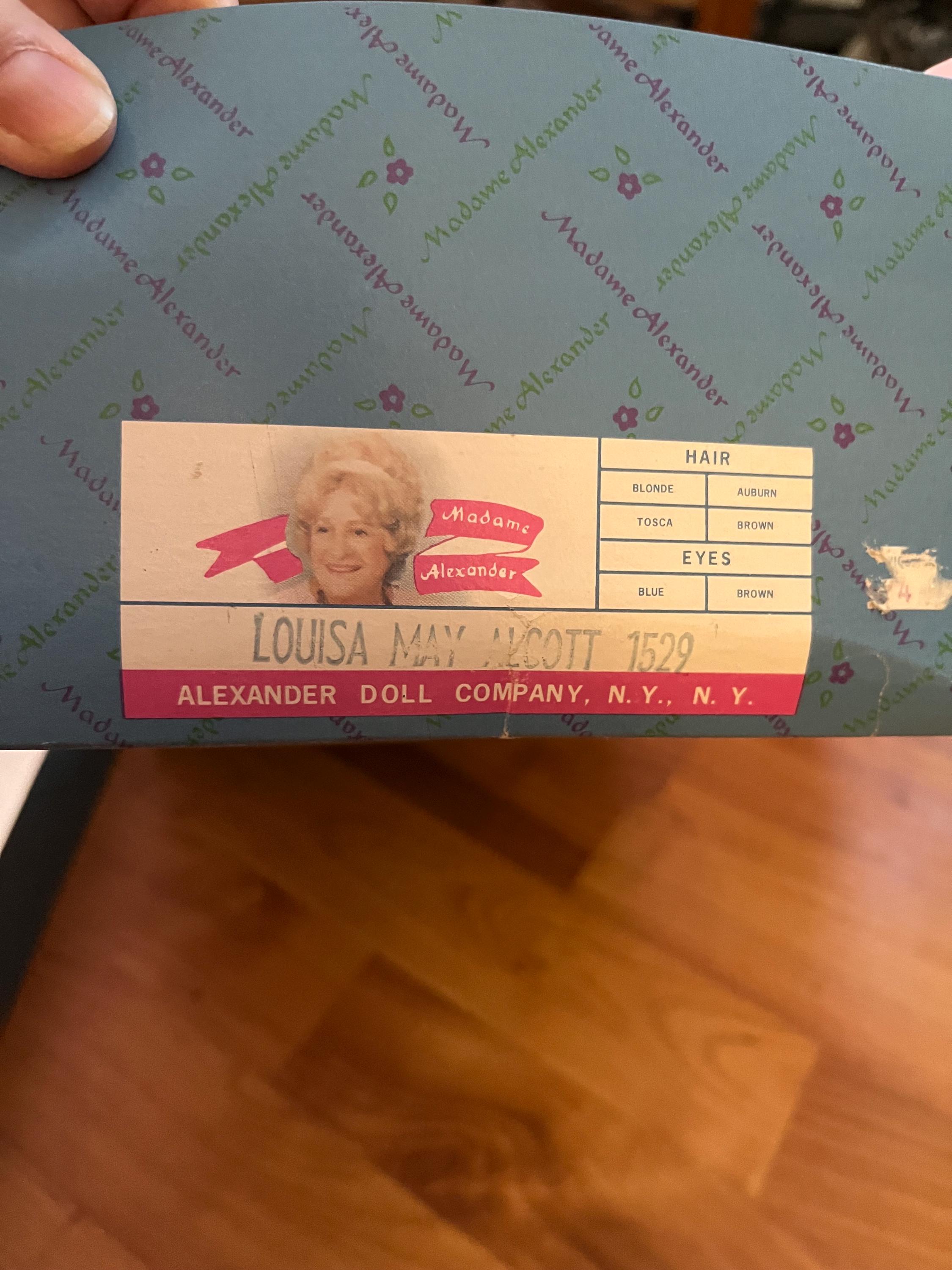 Vintage Madame Alexander “louisa May Alcott” - #1529 - Etsy