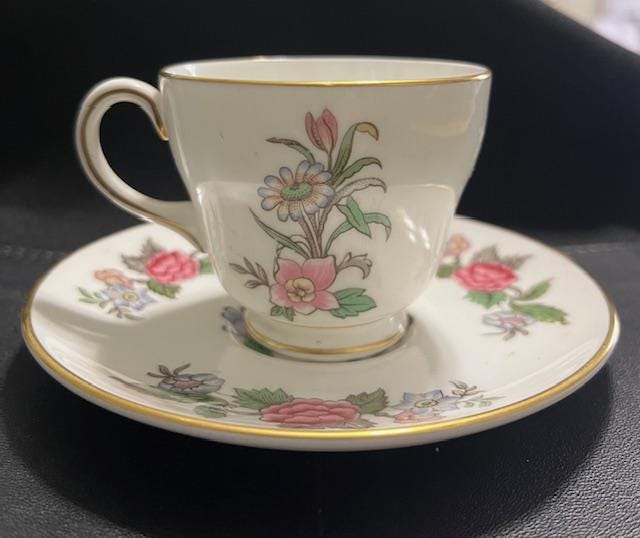 Wedgwood Bone China Cup and Saucer - Cathay Pattern - Etsy