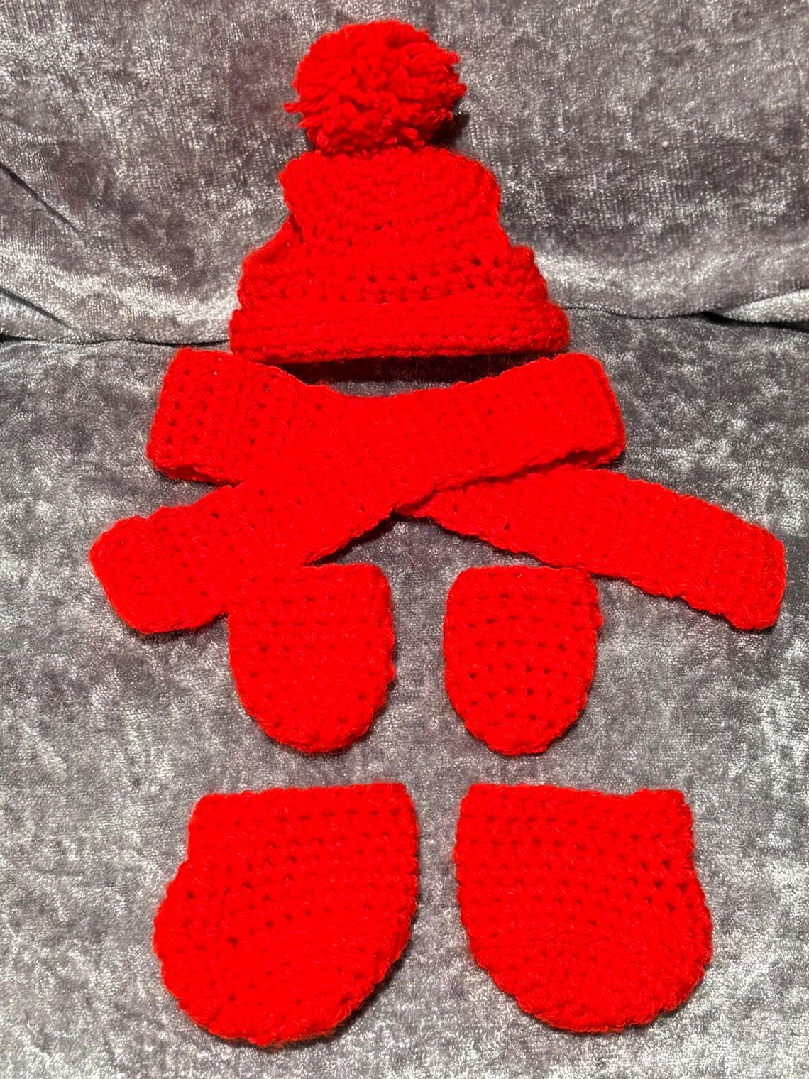 Jellycat Medium Bunny Crochet Pattern Bobble Hat, Scarf, Mittens ...