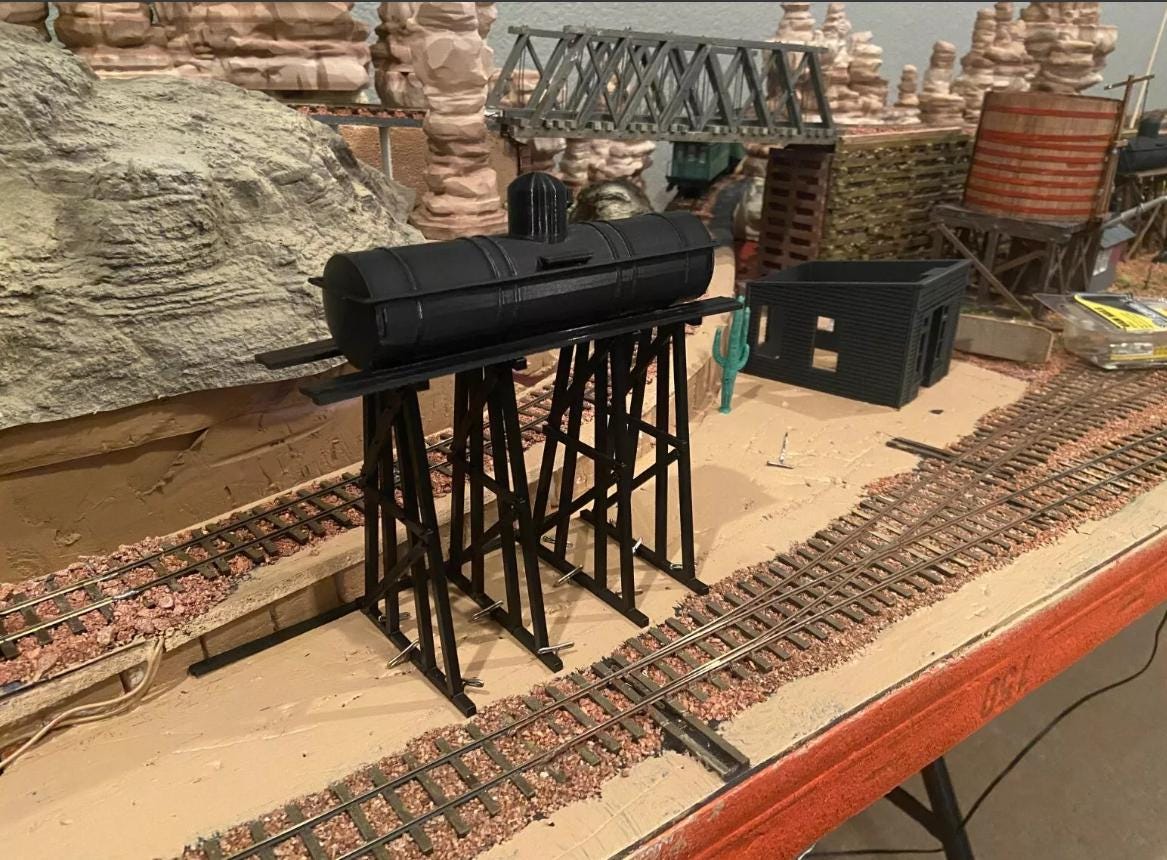 O/on30 Scale Oil Refueling Facility Unpainted Kit - Etsy