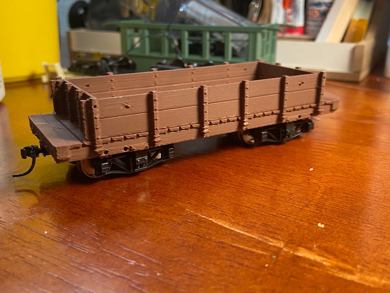 On30 16' Low Side Car, Designed for On30 Bachmann Trucks #29901 ...