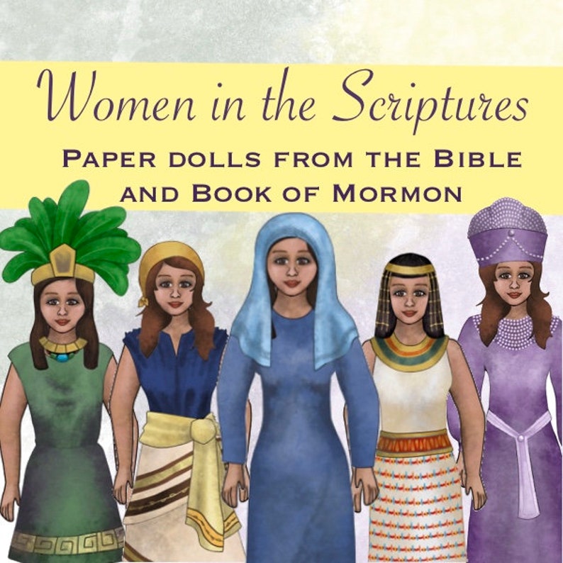 Women in the Scriptures Paper Doll - Etsy