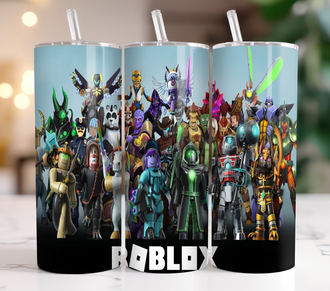 Roblox Tumbler Wrap, 20oz Straight Skinny Wrap, Sublimation Design ...