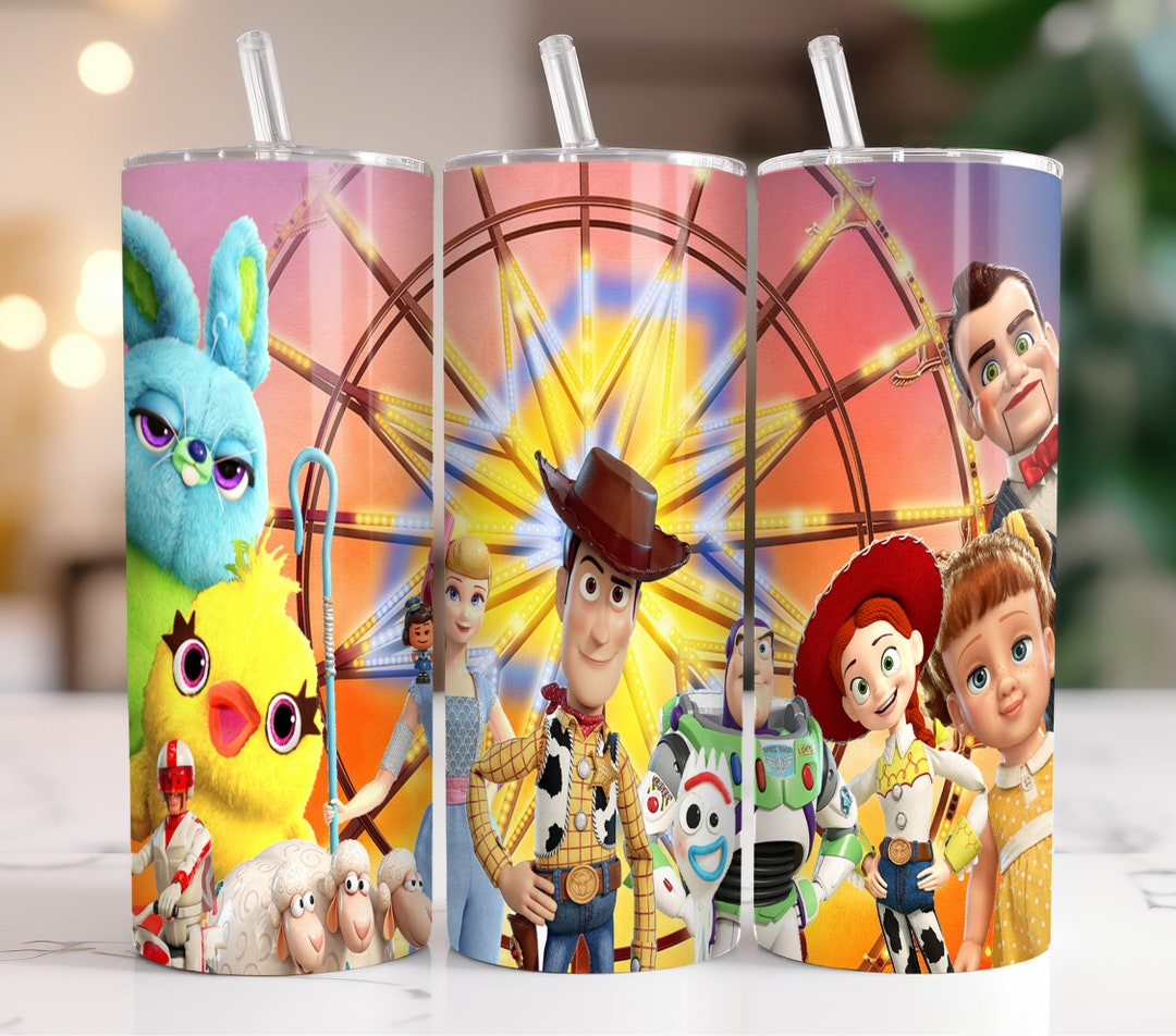 Toy Story Tumbler Wrap, 20oz Straight Skinny Wrap, Sublimation Design ...