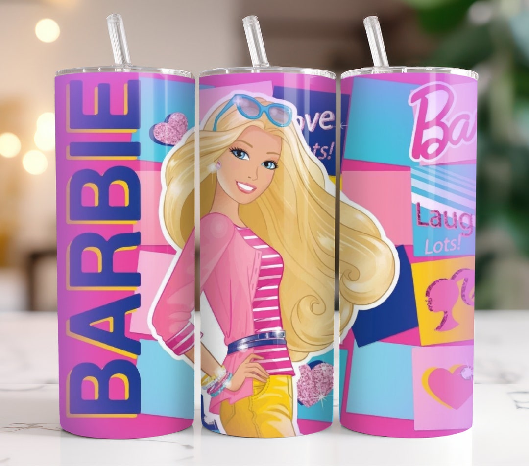 Barbie Tumbler Wrap, 20oz Straight Skinny Wrap, Sublimation Design ...