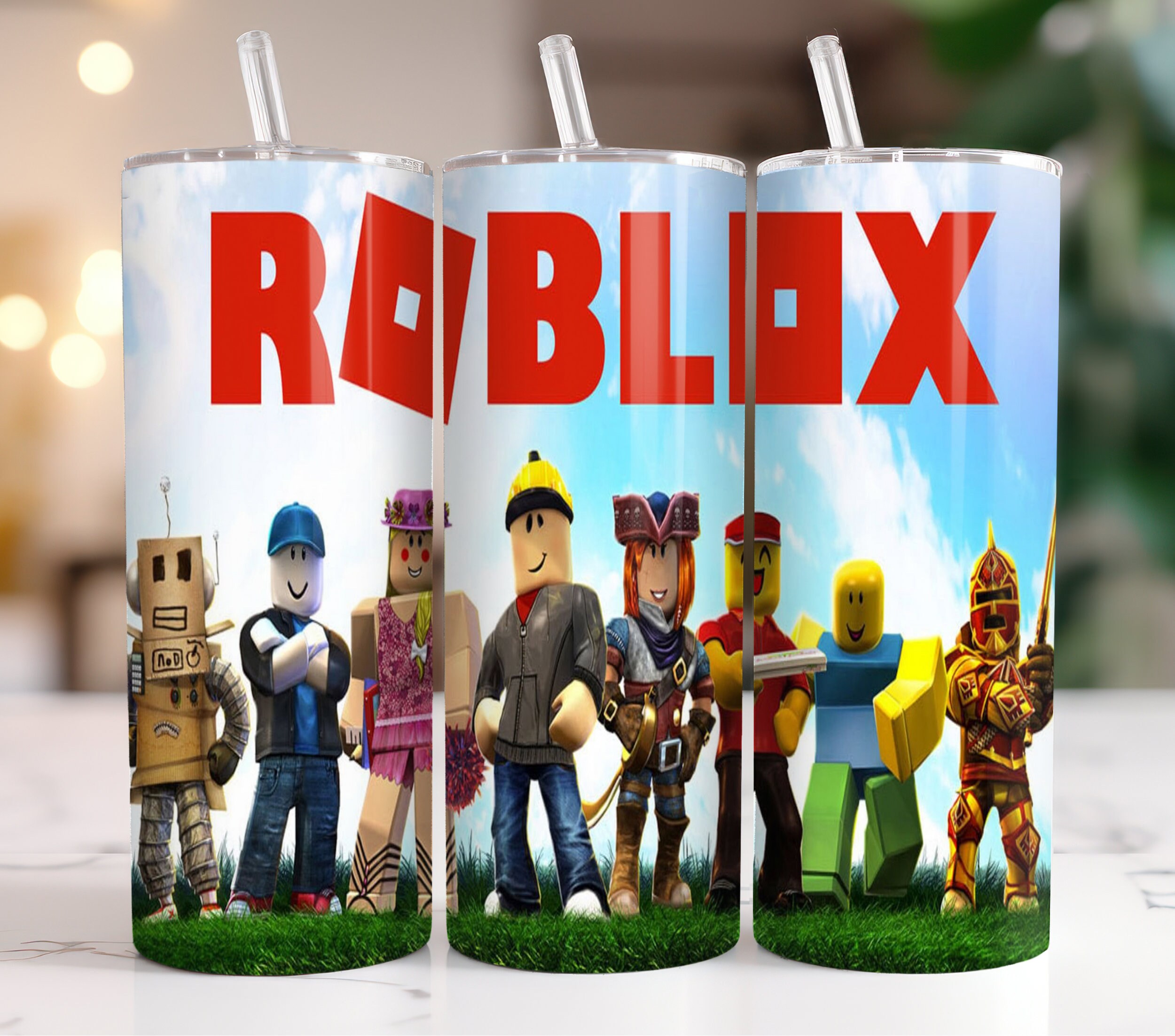 Roblox Tumbler Wrap, 20oz Straight Skinny Wrap, Sublimation Design ...
