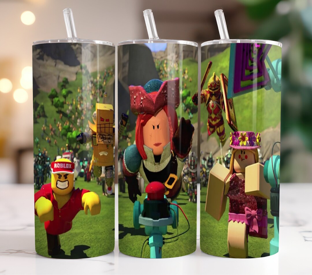 Roblox Tumbler Wrap, 20oz Straight Skinny Wrap, Sublimation Design ...