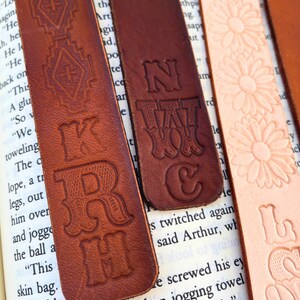 Monogram Bookmark Western Bookmark Initial Bookmark Custom Bookmark ...