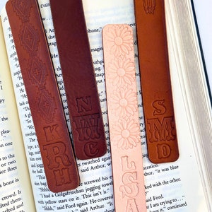 Monogram Bookmark Western Bookmark Initial Bookmark Custom Bookmark ...