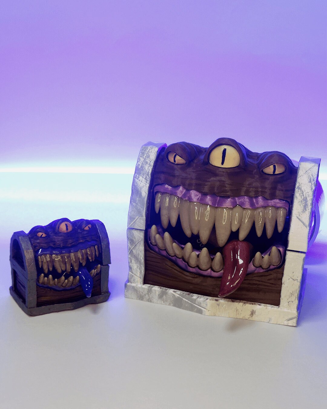 3D Printed Unpainted Resin Mimic Box - Etsy