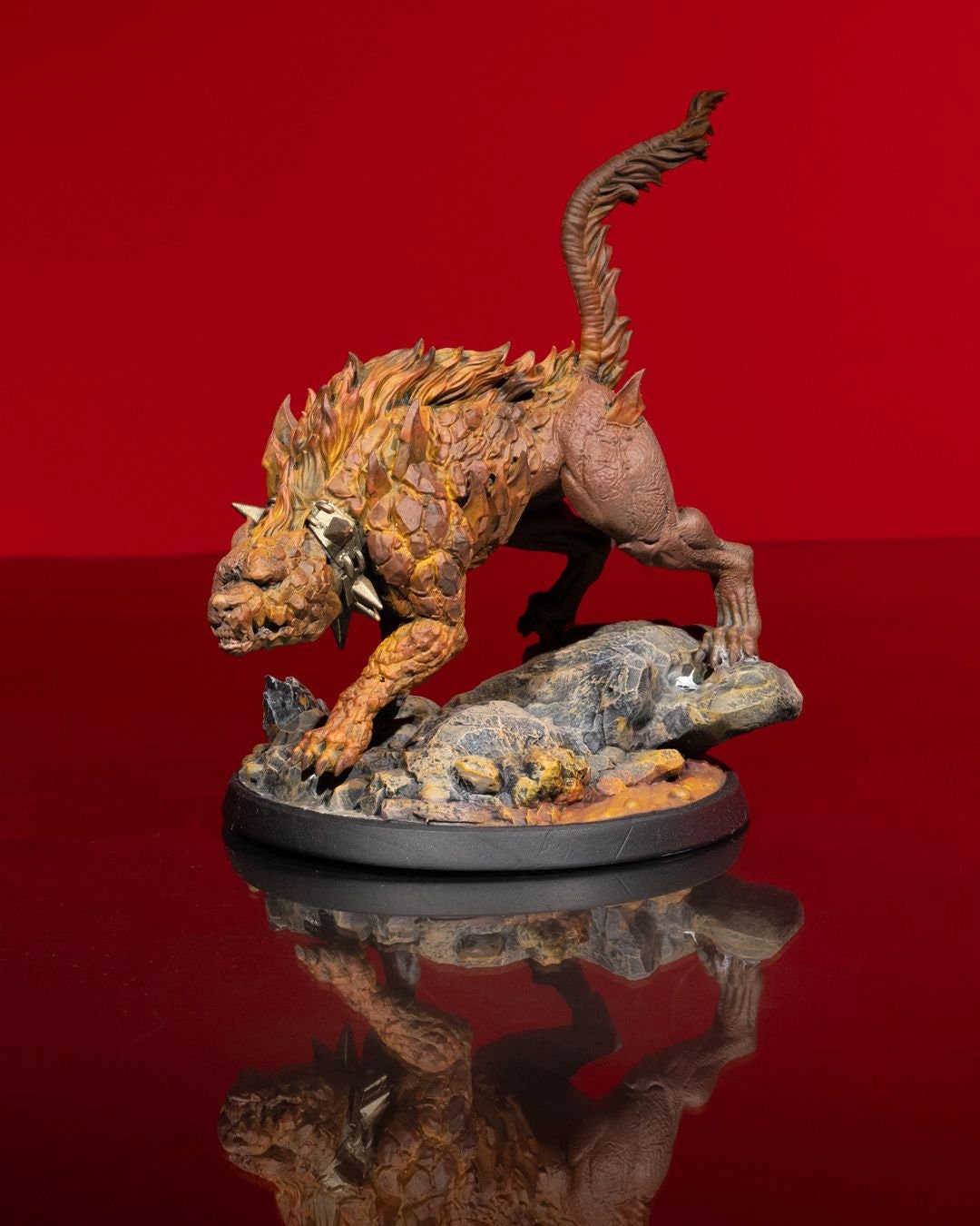 Unpainted Ice and Fire fire Giant Hell Hound - Etsy