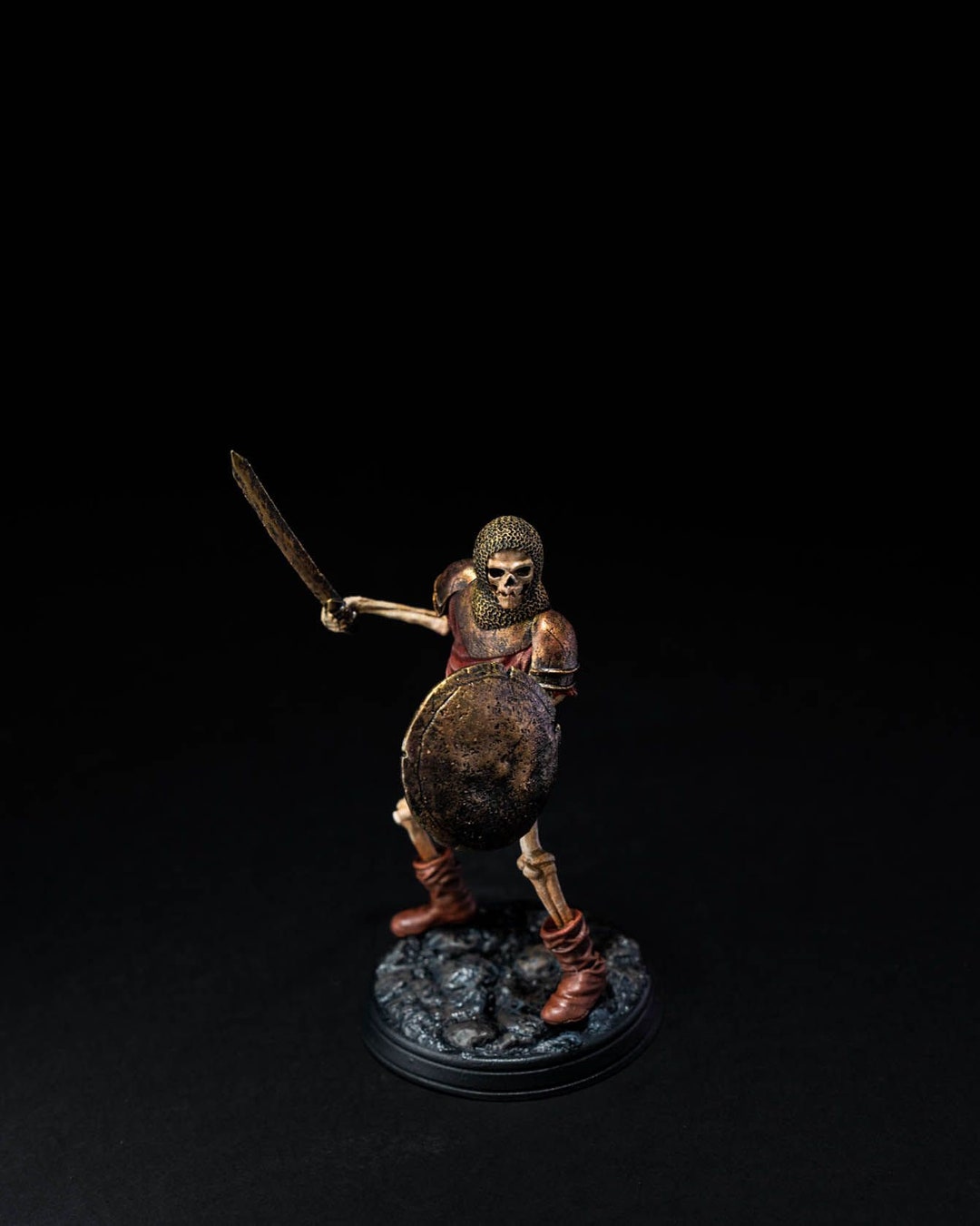 3D Printed Unpainted Resin Skeleton Soldier - Etsy
