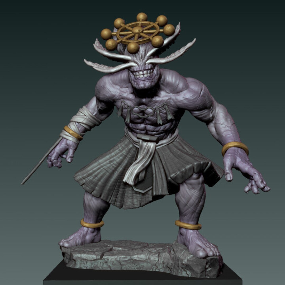 Unpainted Mahoraga - Etsy