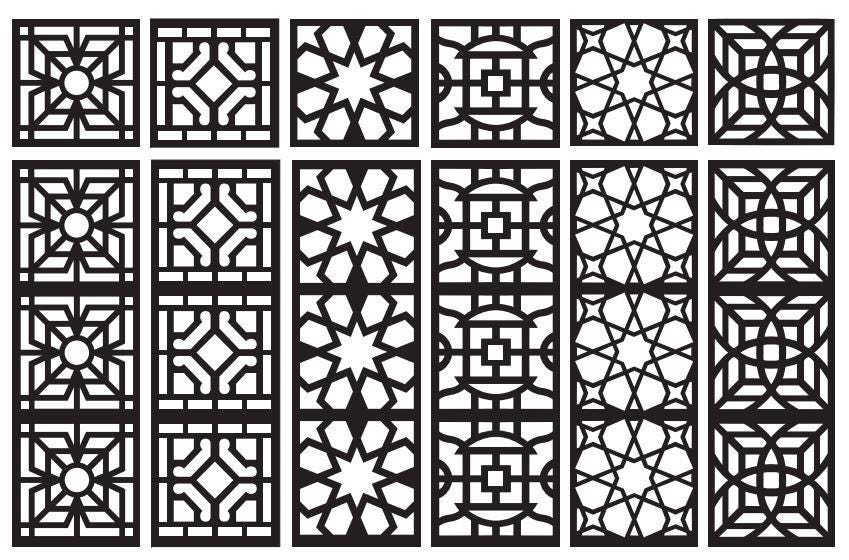 Laser Engraving Scroll Work Design – Customizable PDF File | Decorative ...