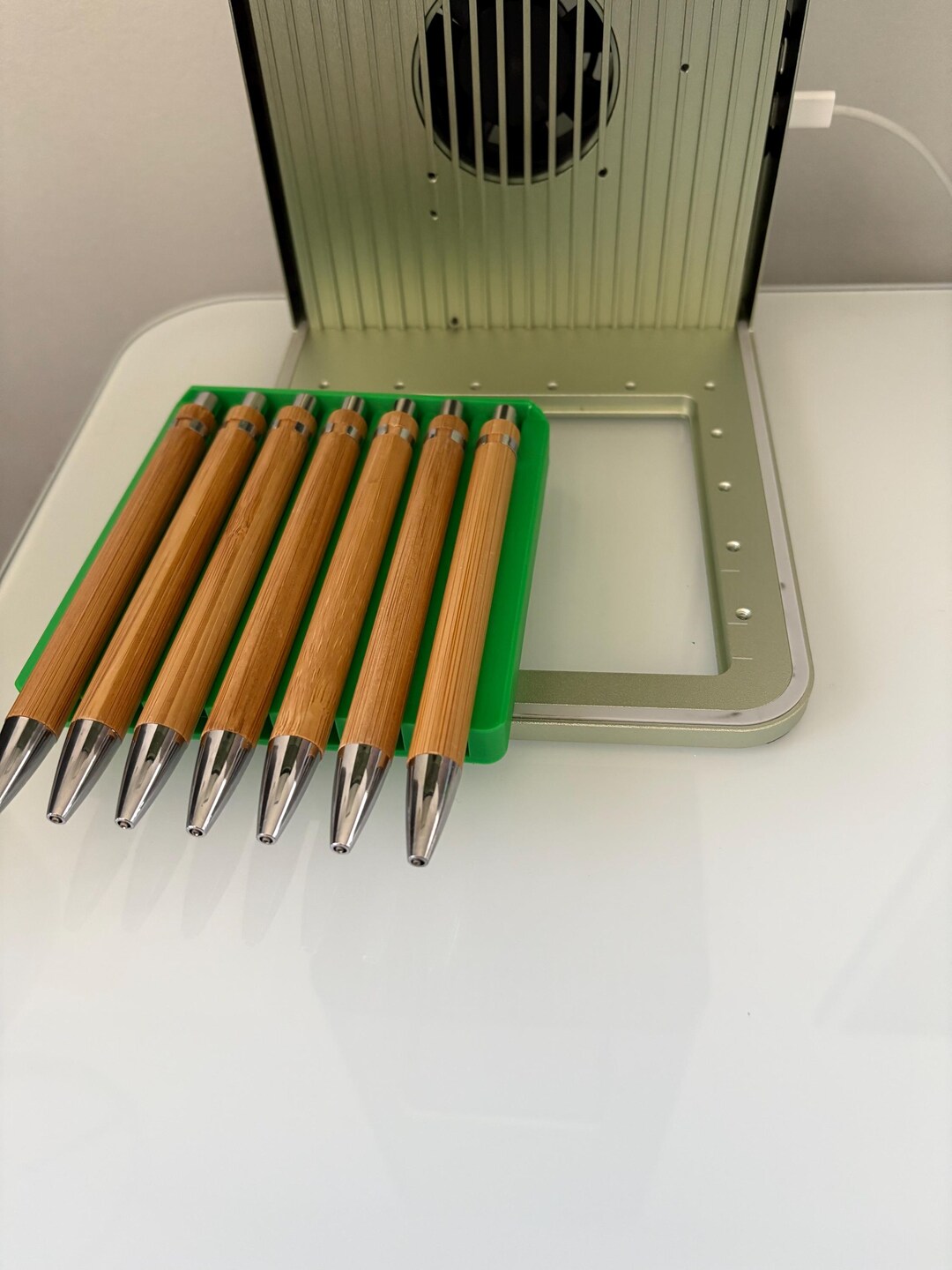 Precision Template for Engraving Bamboo Pens – Compatible With Xtool F1 ...