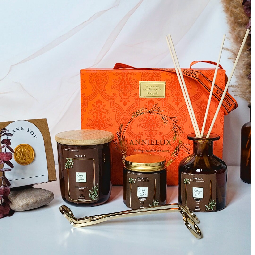 Candle and Reed Diffuser Gift Set (3 Pack) - Etsy