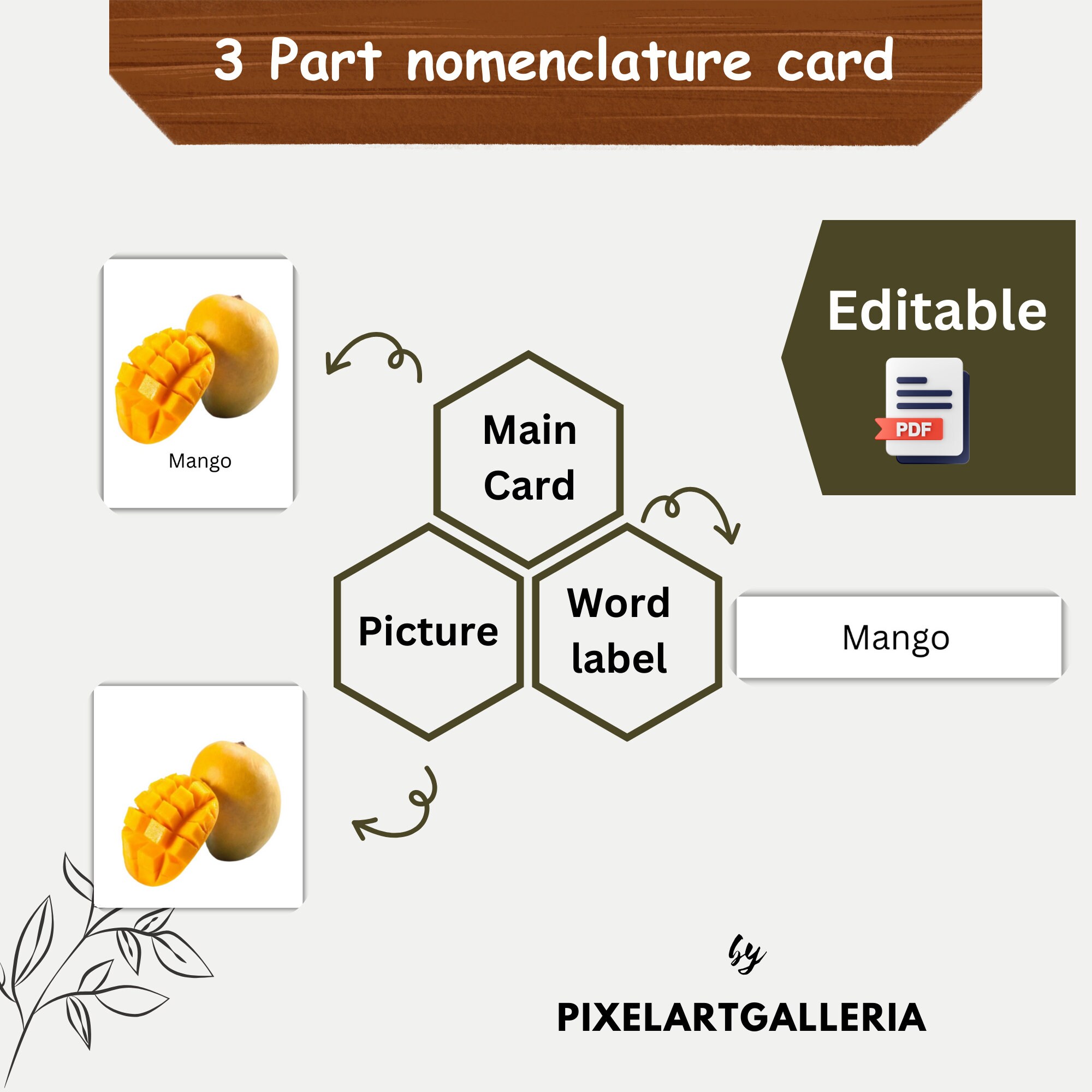 30 Fruits Flashcards Flashcards for Kids Montessori Cards Educational ...