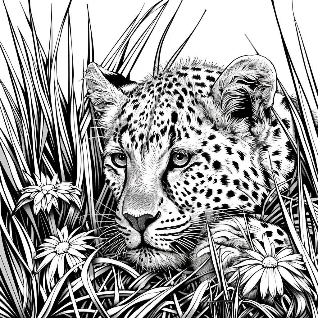 100 Printable Safari Animals Coloring Book Coloring Book PDF , Digital ...