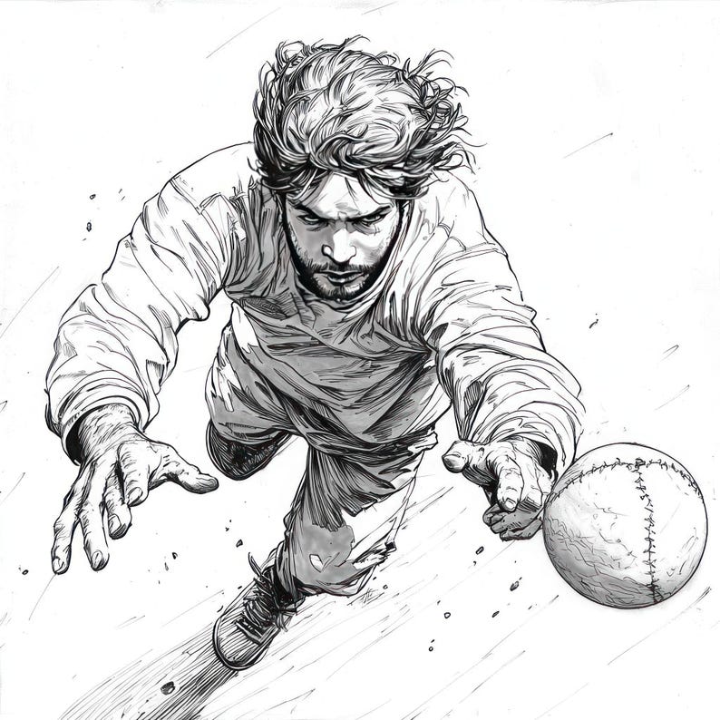 100 Pages Dodgeball Coloring Book PDF for Kids and Adults Ideal Gift ...