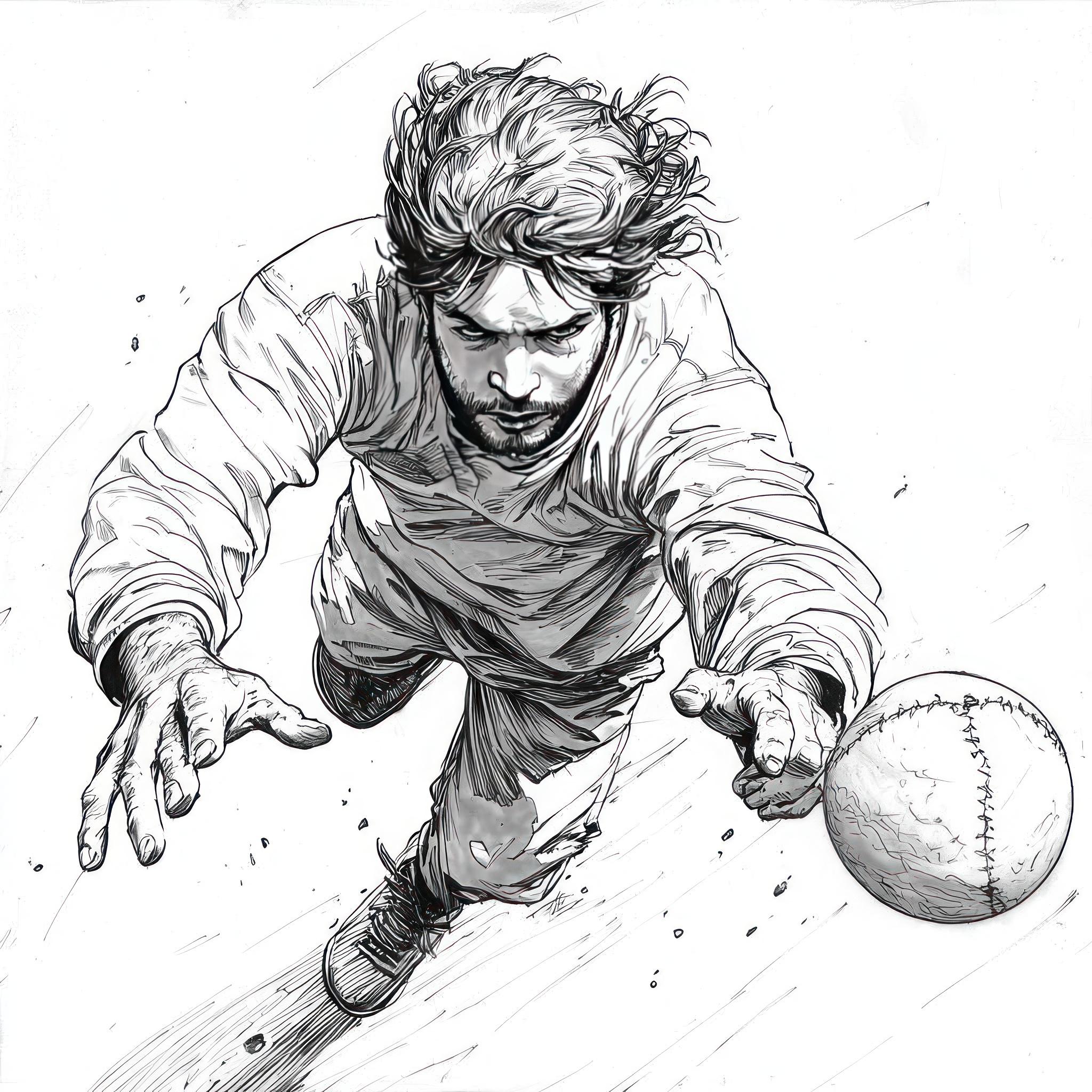 100 Pages Dodgeball Coloring Book PDF for Kids and Adults Ideal Gift ...