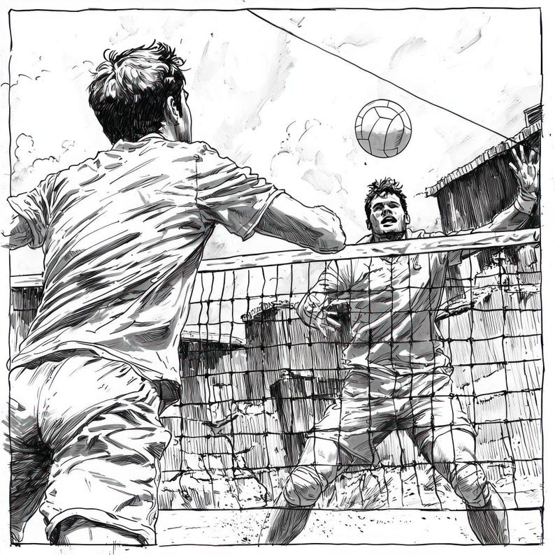 100-page Sepak Takraw Coloring Book PDF for Kids and Adults Perfect ...