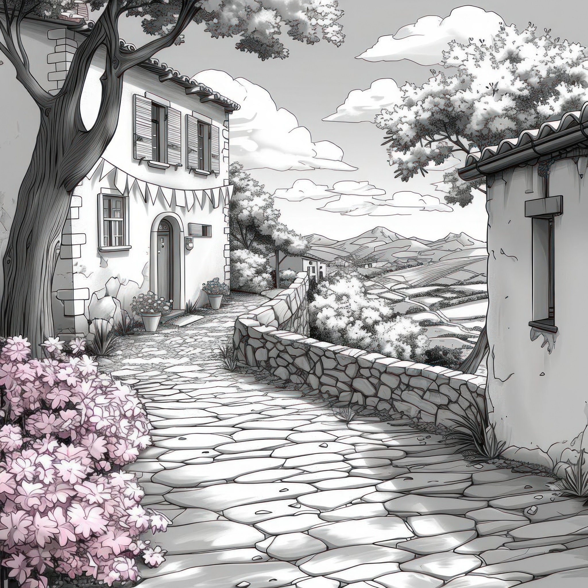 100 Spring Coloring Festivals Pages Book Digital PDF Coloring Pages for ...